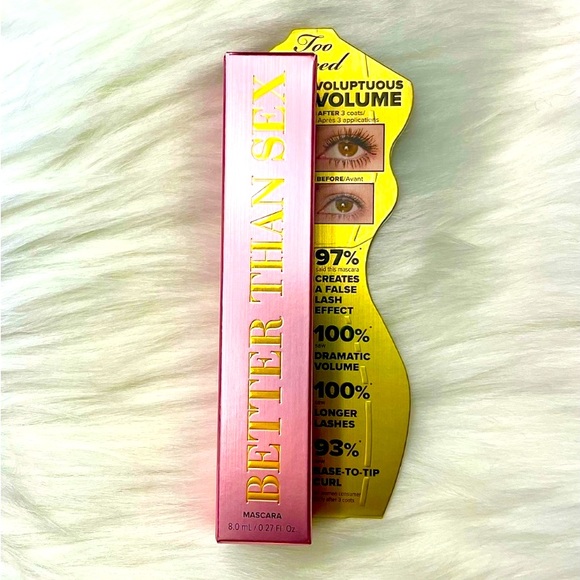 Too Faced Makeup Too Faced Full Sized Better Than Sex Mascara New